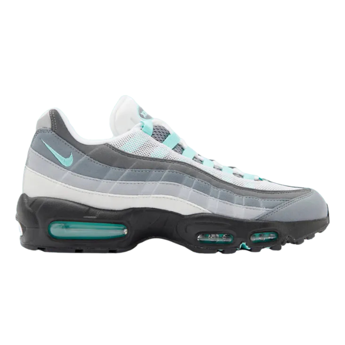 Nike Air Max 95 Hyper Turquoise - White/Hyper Turquoise/Grey ...